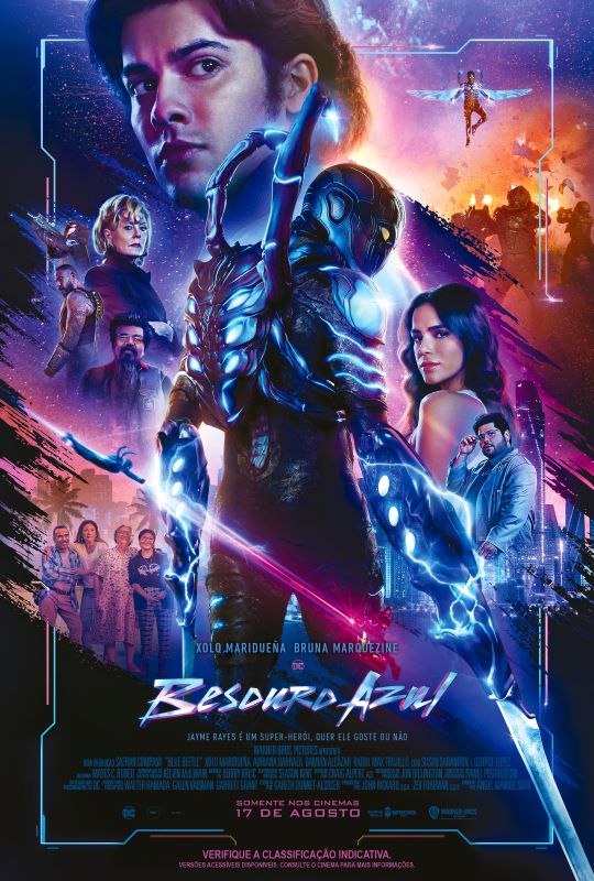 Cine Acessível - Em Cartaz - Besouro Azul
