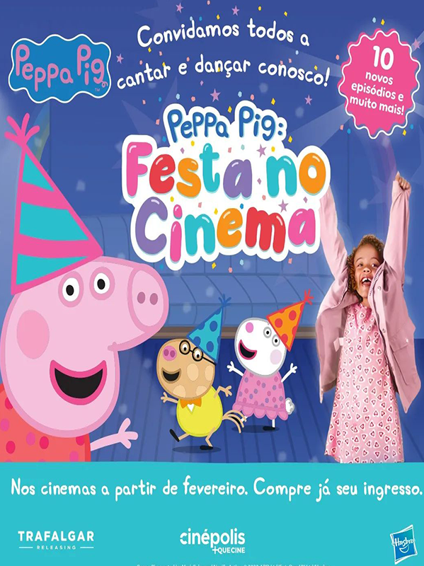 Cine Acessível - Catálogo - Peppa Pig: Festa no Cinema